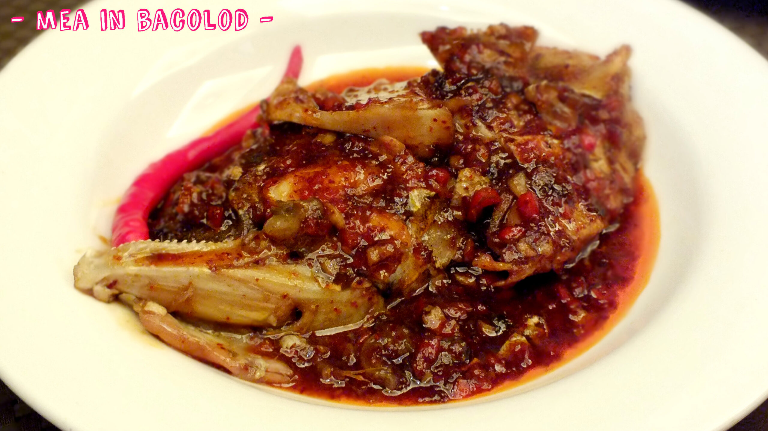 18th Street Pala-Pala Bacolod - Lapu Lapu Fish Head in Bell Pepper ...