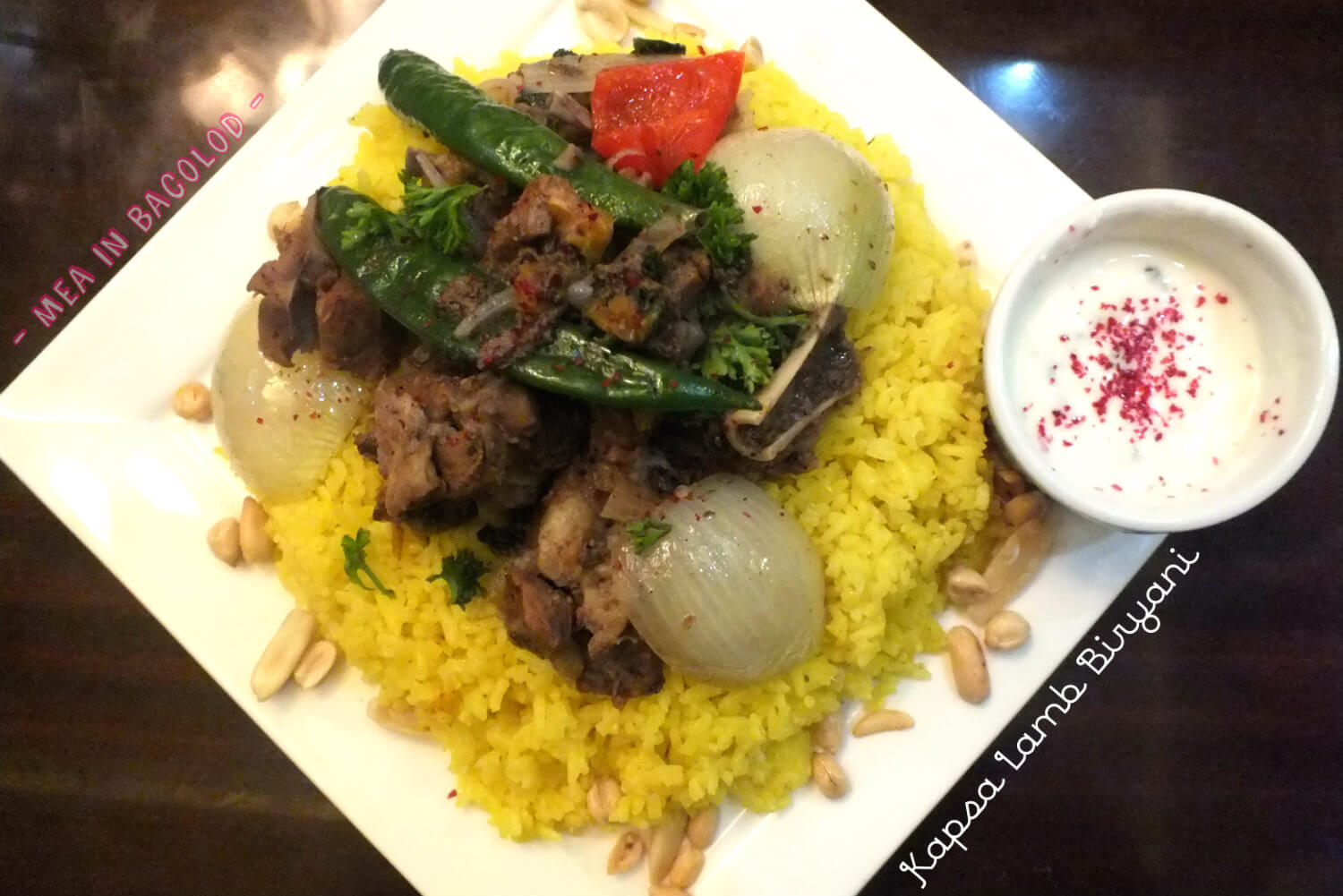 Kabbara Cafe Bacolod - Kapsa Lamb Biryani - Mea in Bacolod
